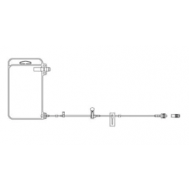 Curlin Microbore Pump Set, 86", .2 Micron Filter, Non-Vented Spike