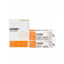 Opsite IV3000 1-Hand Delivery Catheter Dressing 2 3/8" x 2 3/4"