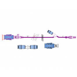 ChemoLock™ Oncology Kit, 61” Smallbore Extension Set